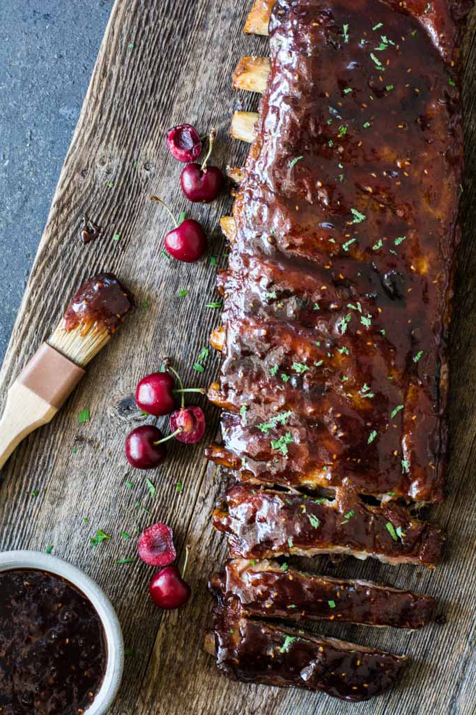 Cherry Cola Glazed Ribs - Simply So Good