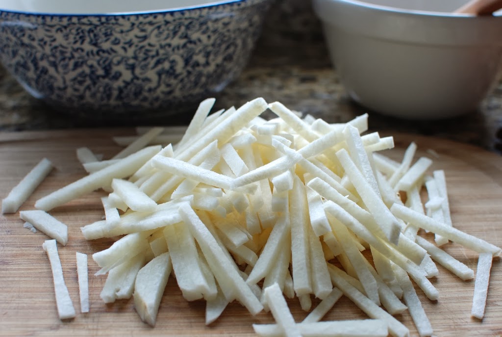 Fresh Pineapple Salad with pickled Jicama and Carrots - Simply So Good